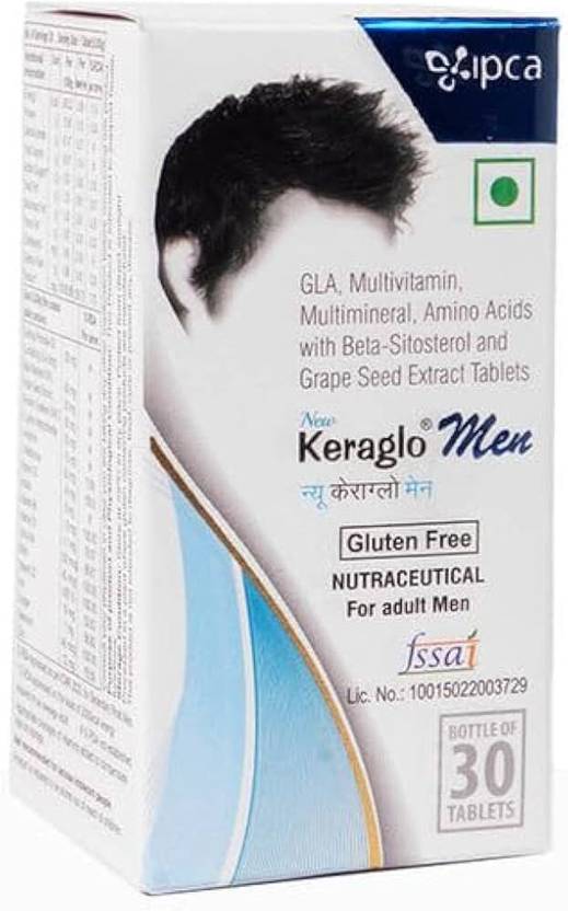 keraglo Men Bottle Of 30 Tablets - Price in India, Buy keraglo Men ...