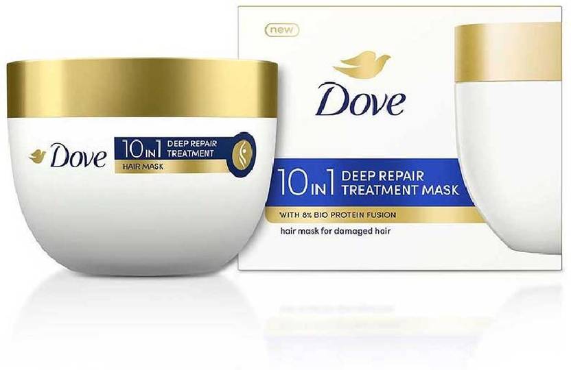 DOVE 10 in 1 Deep Repair Treatment Hair Mask 120 ml - Price in India ...