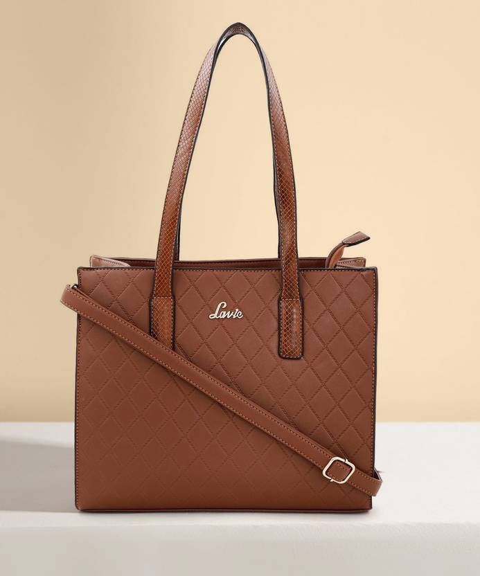 Buy LAVIE Women Brown Handbag Brown Online @ Best Price in India ...