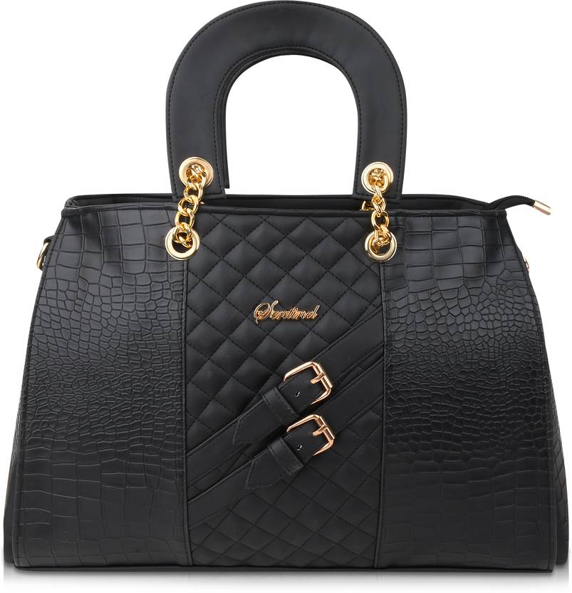 Buy Sentinel Women Black Handbag Black Online @ Best Price in India ...