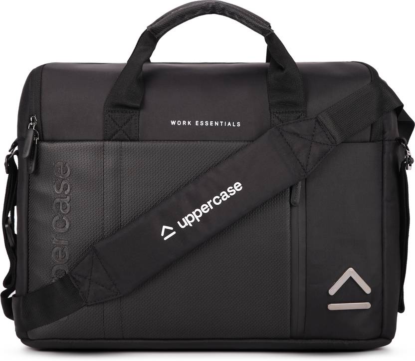 Buy Uppercase Men & Women Black Messenger Bag Black Online @ Best Price ...