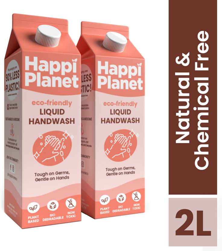 Happi Planet | Eco-Friendly Liquid Handwash | 2L | Tough On Germs Hand ...