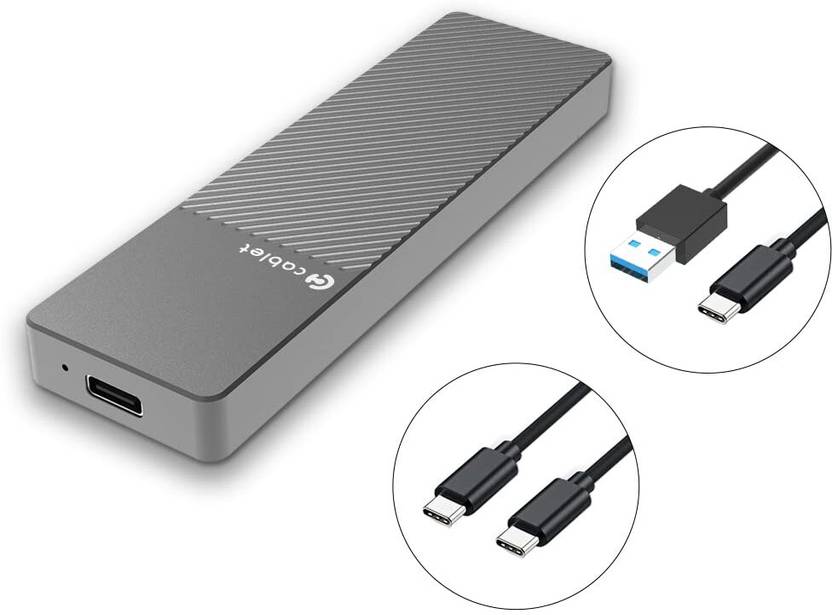 Cablet M.2 NVMe/NGFF SSD Enclosure USB 3.1 Gen2 10Gbps (SSD Not ...
