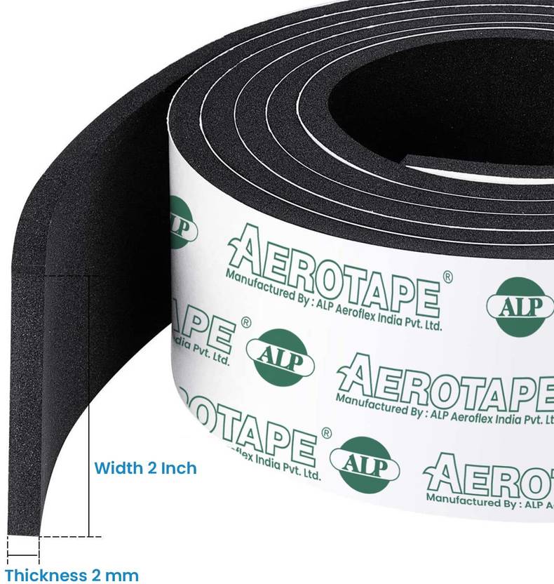 ALP AEROFLEX Aerotape Self Adhesive Insulation Foam Tape 9.1 m Foam ...
