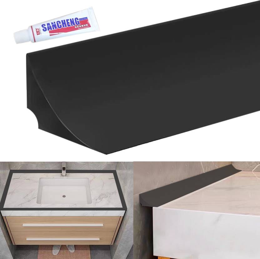 HASTHIP Silicone Water Stopper Blocking Strip, Bathroom Waterproof ...