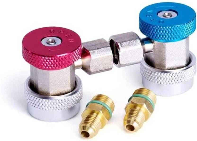 Floron R 134A Adopter fittings quick coupler tool kit High and low for ...
