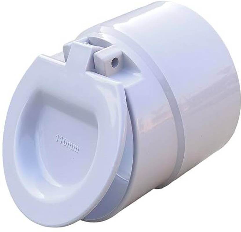 Isvara PVC Drain 4-Inch PVC Drain Pipe Flip Valve Cap 1-Way Cap Pipe ...