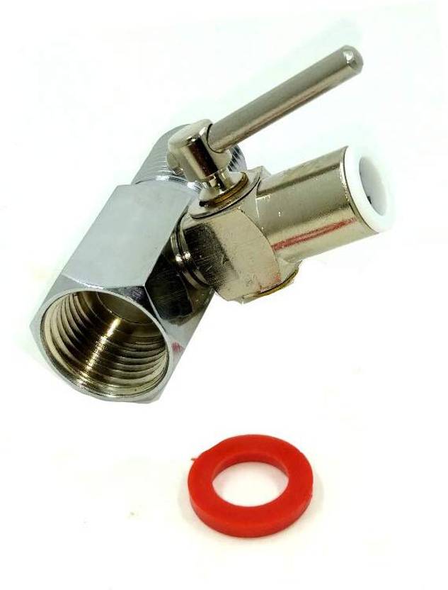 Aameria RO Inlet Valve 1/4" SS Metal Brass Valve for 1/4" Pipe suited ...