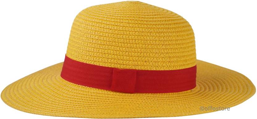 OFFO One Piece Anime Luffy Straw Hat| Suitable Hats for Anime Lovers ...
