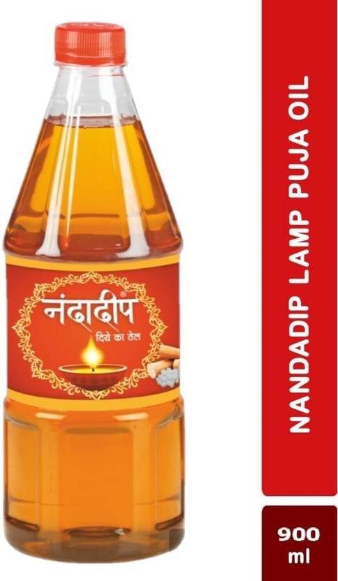 Nandadip Puja Teel Oil for Poojan (Sesame Oil/ Lamp Oil/ Deepam Oil ...