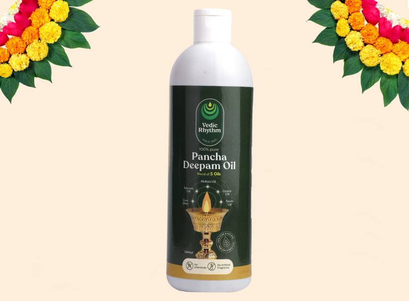 VedicRhythm Vedic Rhythm Pancha Deepam Oil - 500ml Price in India - Buy ...