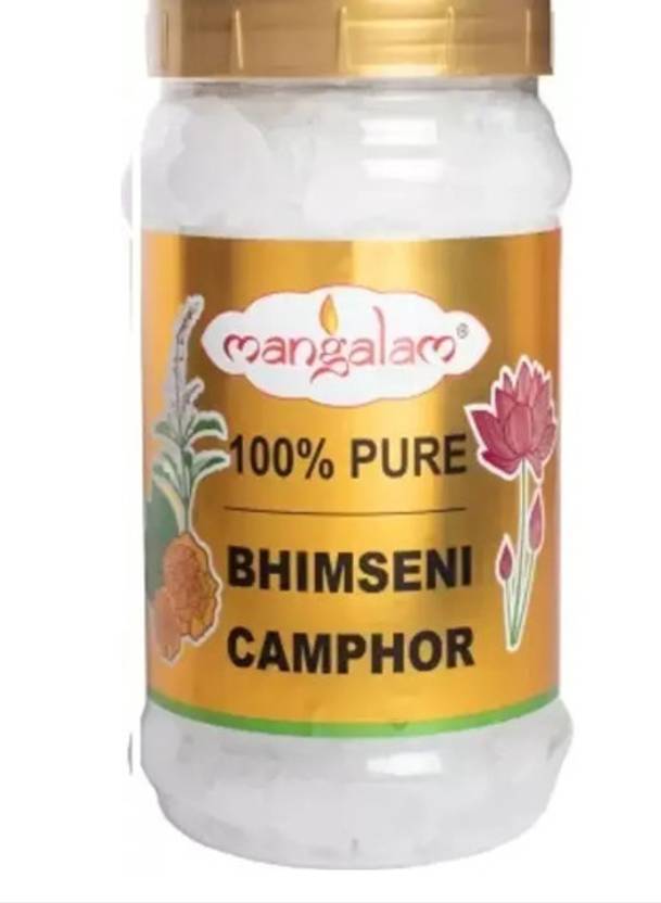 mangalam camphor camphor Bhimseni Camphor 250g Jar 100% PURE (250 g ...