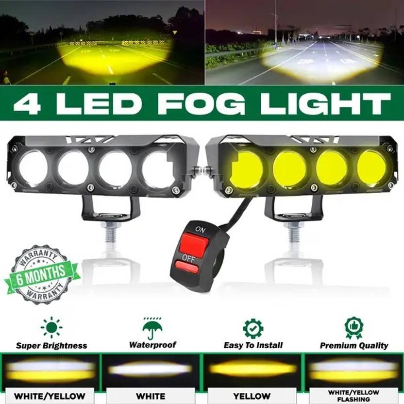 TOVOTA LED Fog Light for Universal For Bike, Universal For Car Price in ...