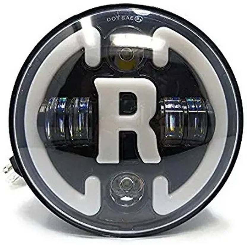 fexino LED Headlight for Mahindra, Royal Enfield Bullet 350, Classic ...
