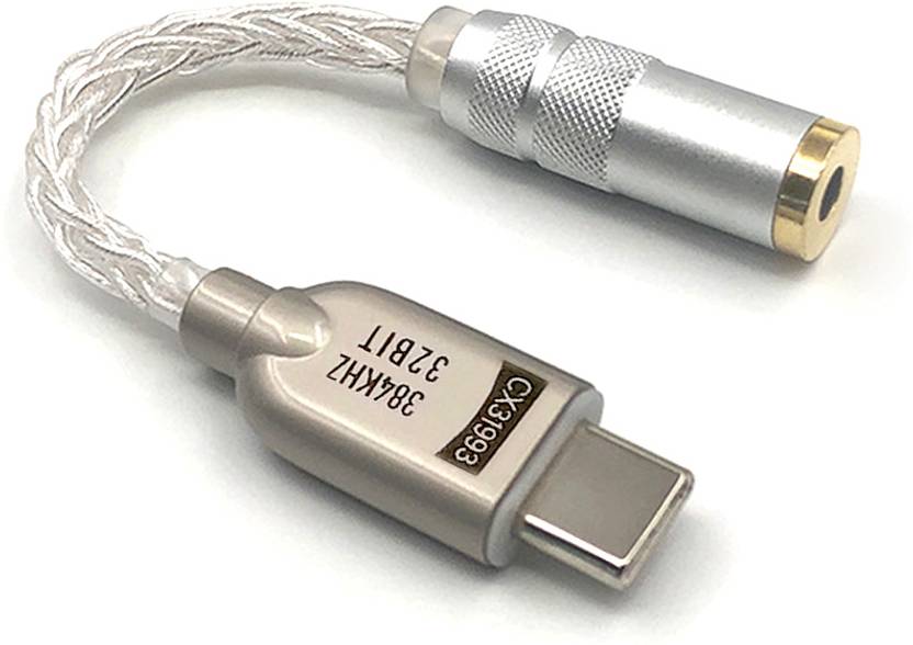 AUDIOCULAR D10 Portable Type C Male to 3.5 mm Female Audio Adapter ...