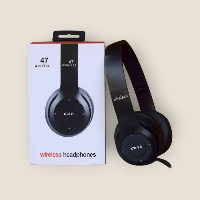 TWS Lightweight Sound Headphones with Mic & SD Card, Long Backup_JV ...