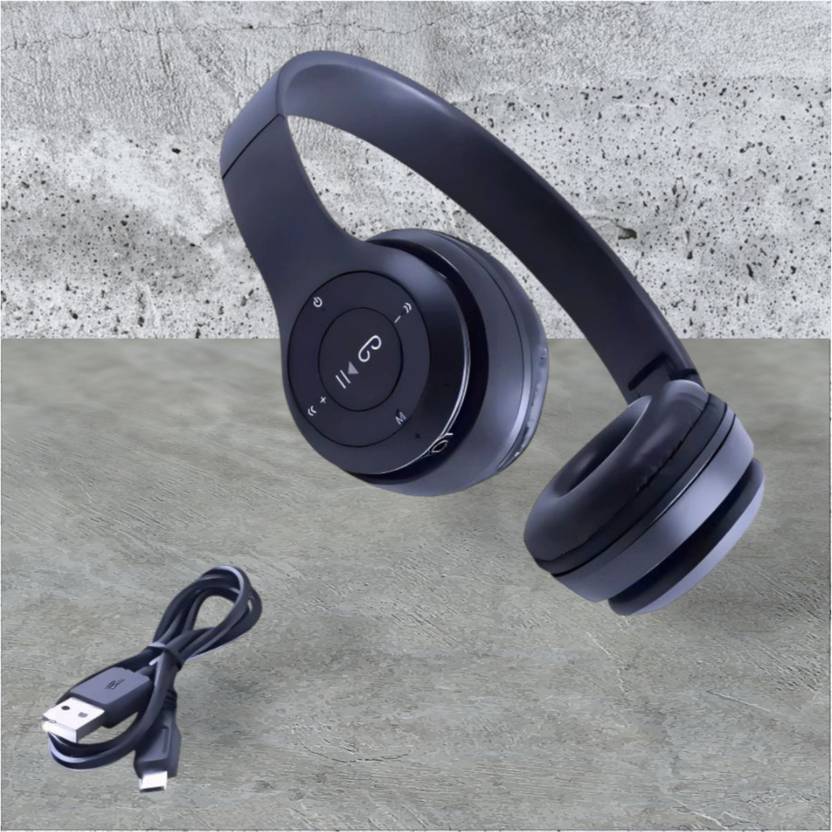 AIZINA Smart Portable Headphones with Mic & SD Card Slot, Long Runtime ...