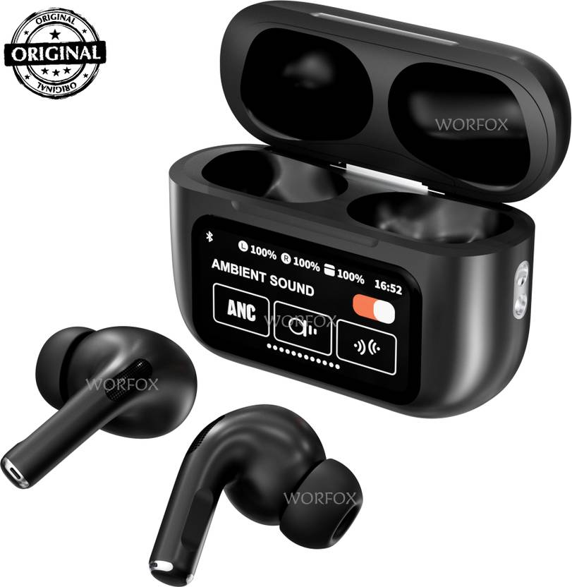 वर्फॉक्स Nxt-Gen Smart Display Earbuds | V5.3 with 13mm Dynamic Driver ...