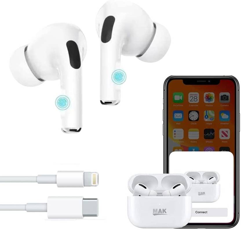 MAK Pods Pro 2 True Wireless in Ear Earbuds (TWS) with Wireless ...