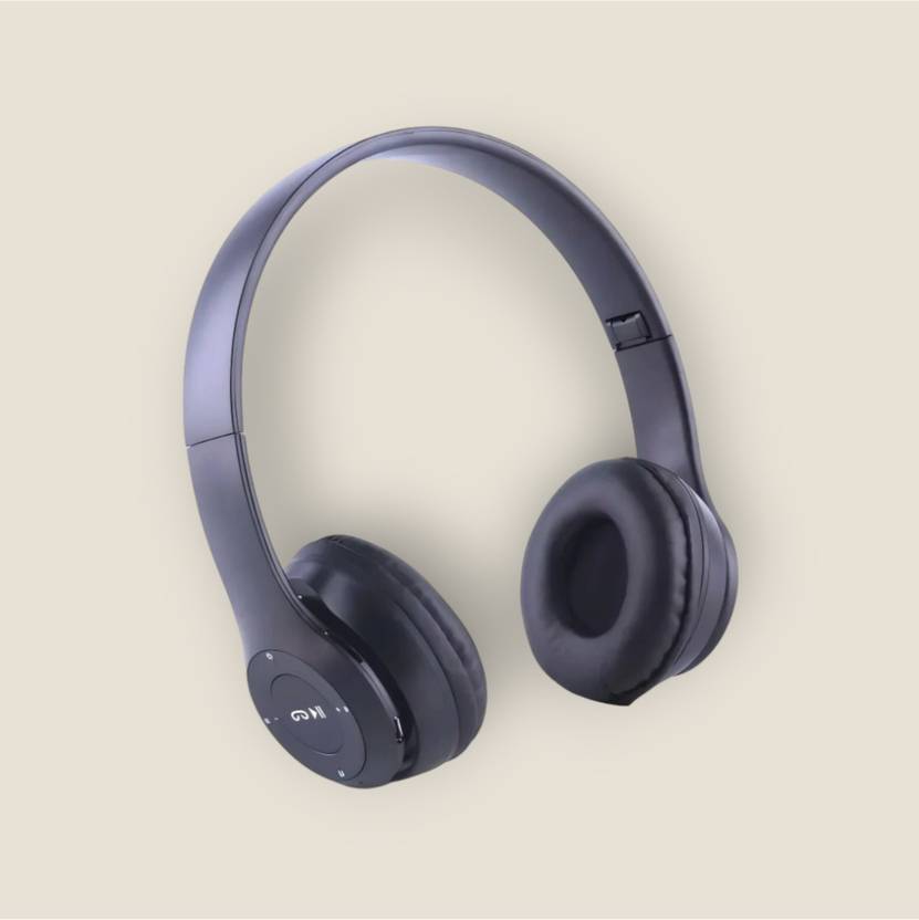 AIZINA Gaming Style Headphones with Mic, SD Card Slot, Long Battery_SH ...