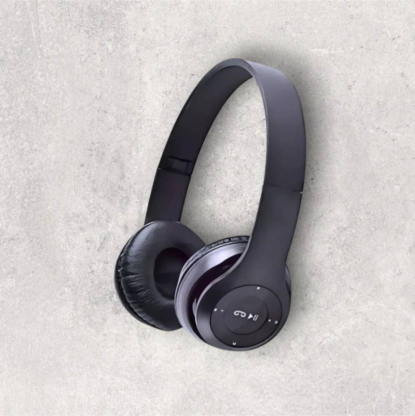 AIZINA Foldable Wireless Bass Max Dynamic Driver_6Z Bluetooth & Wired ...