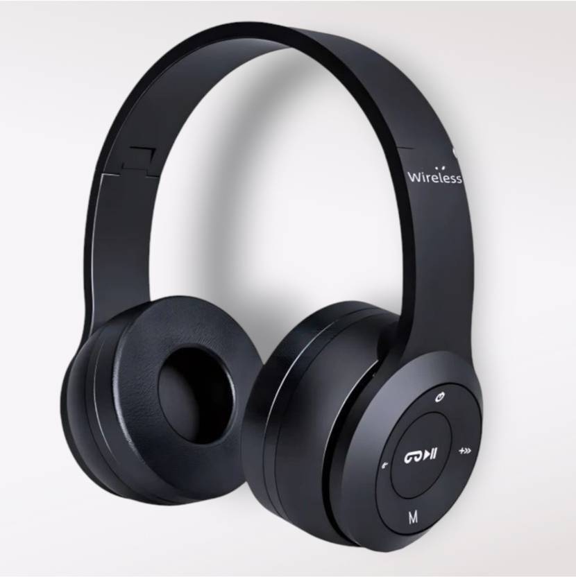 GDS Portable Lifestyle Headphones with Mic & SD Card Slot_2F Bluetooth ...