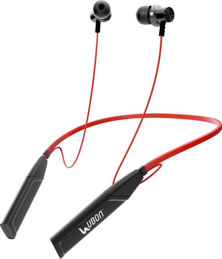 Ubon CL-396 Wireless v5.1 Neckband with In-built Mic & 24Hours Playtime Bluetooth Price in India ...