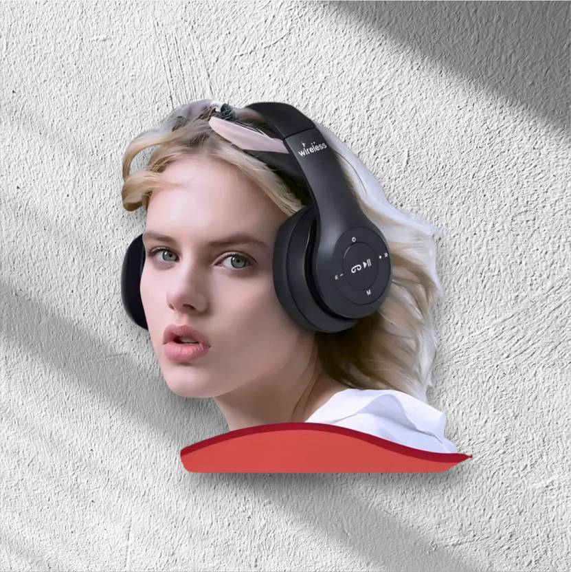 AIZINA Wireless Headphones with Mic & SD Card Slot, Extended Battery ...