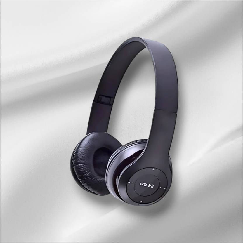 GDS Bluetooth Headphones with Mic and SD Card Slot, Long Battery ...
