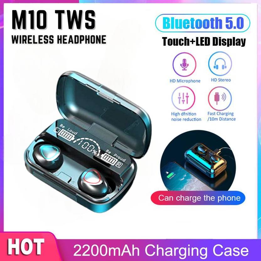 BORNFIRE Exclusive M10 TWS Wireless Headphones Touch Control LED ... BORNFIRE Exclusive M10 TWS Wireless Headphones Touch Control LED ...