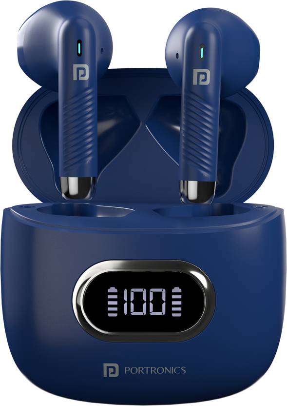 Portronics Harmonics Twins S9 TWS Wireless Earbuds with Upto 30H ...