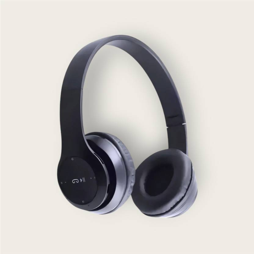 AIZINA Bluetooth Headphones with Mic and SD Card Slot, Long Battery ...