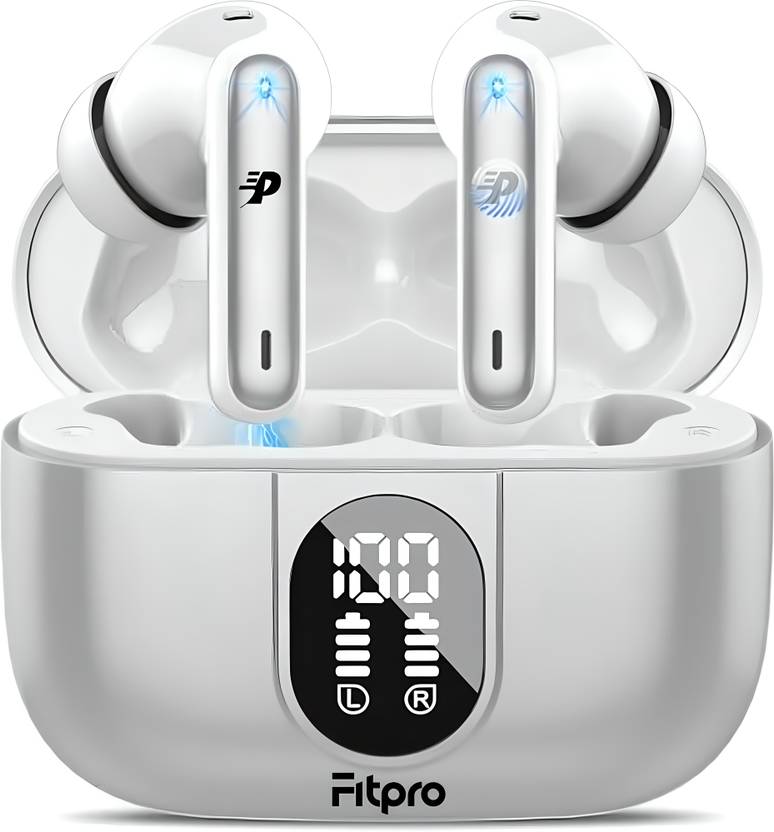 Fitpro J90 Pro Wireless Earbuds with 40-Hour Playtime, Bluetooth 5.3 ...