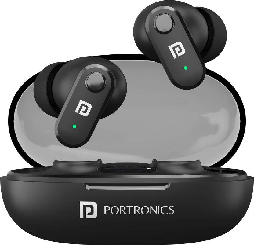 Portronics Harmonics Twins S16 in Ear Earbuds With Mic,24H Playtime ...