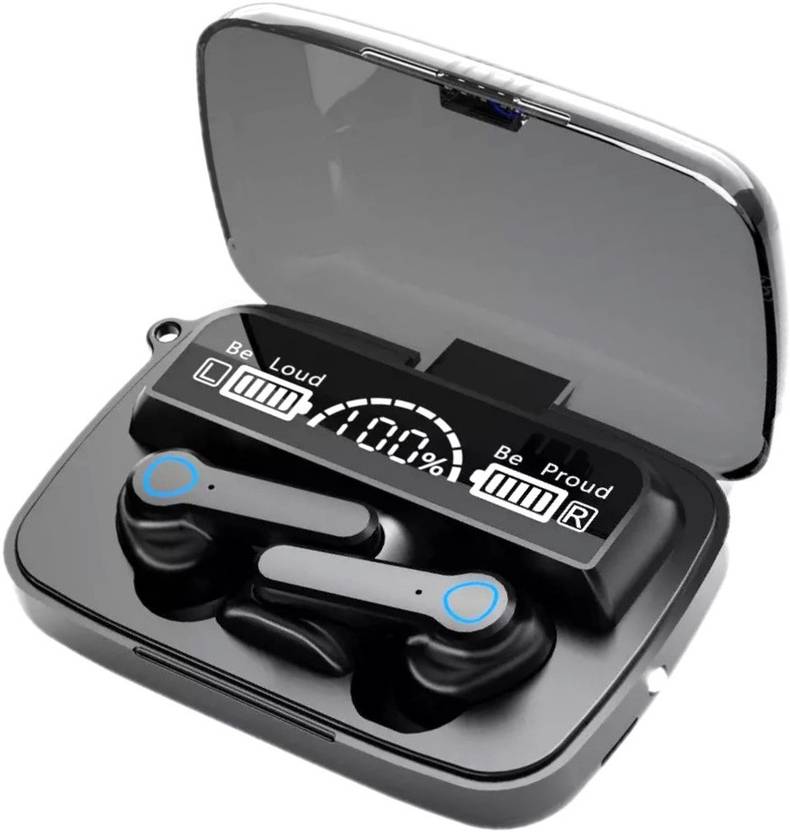 UPOZA M19 Earbuds With 2000 mAh Power Bank & ASAP Charge Upto 300 Hrs ...