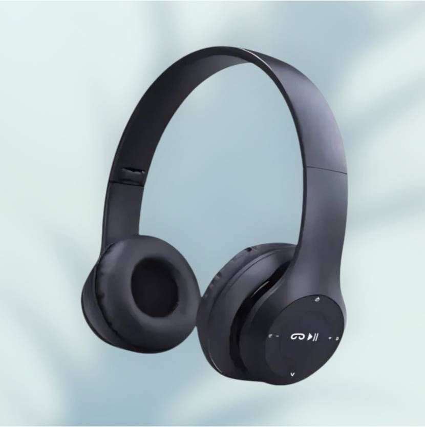 AIZINA Wireless Foldable Headphones with Steel Bass Framework_XM ...