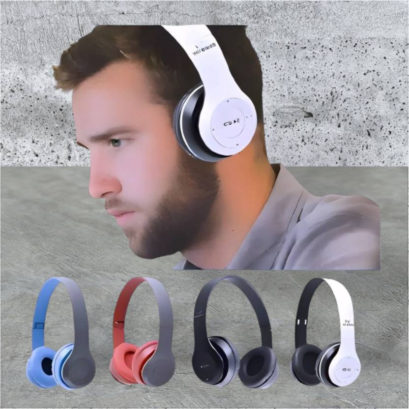TWS Smart Portable Headphones with Mic & SD Card Slot, Long Runtime_7Z ...