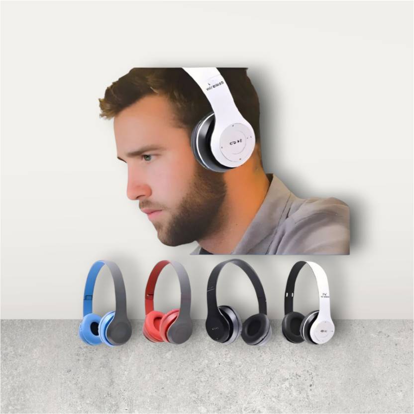 GDS Compact Wireless Over-Ear featuring Tsunami Bass Wave_X9 Bluetooth ...