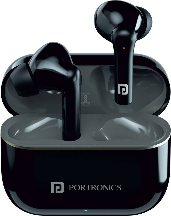 Portronics Harmonics Twins S6 Smart TWS Earbuds,50Hrs Playtime, Auto ...