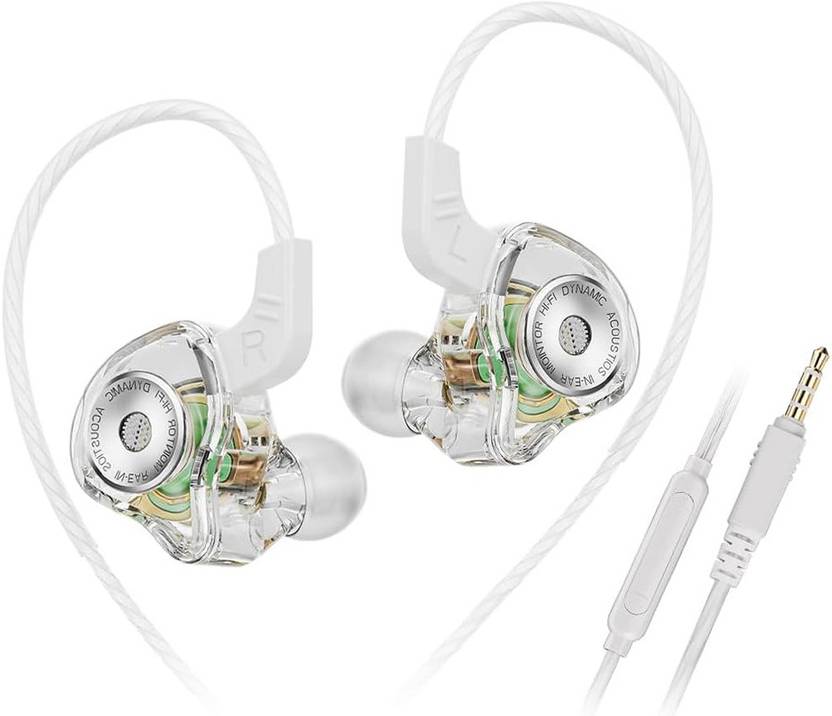 Concept Kart QKZ AK6-Ultra In-ear Monitors with Mic, 10 mm Dynamic ...
