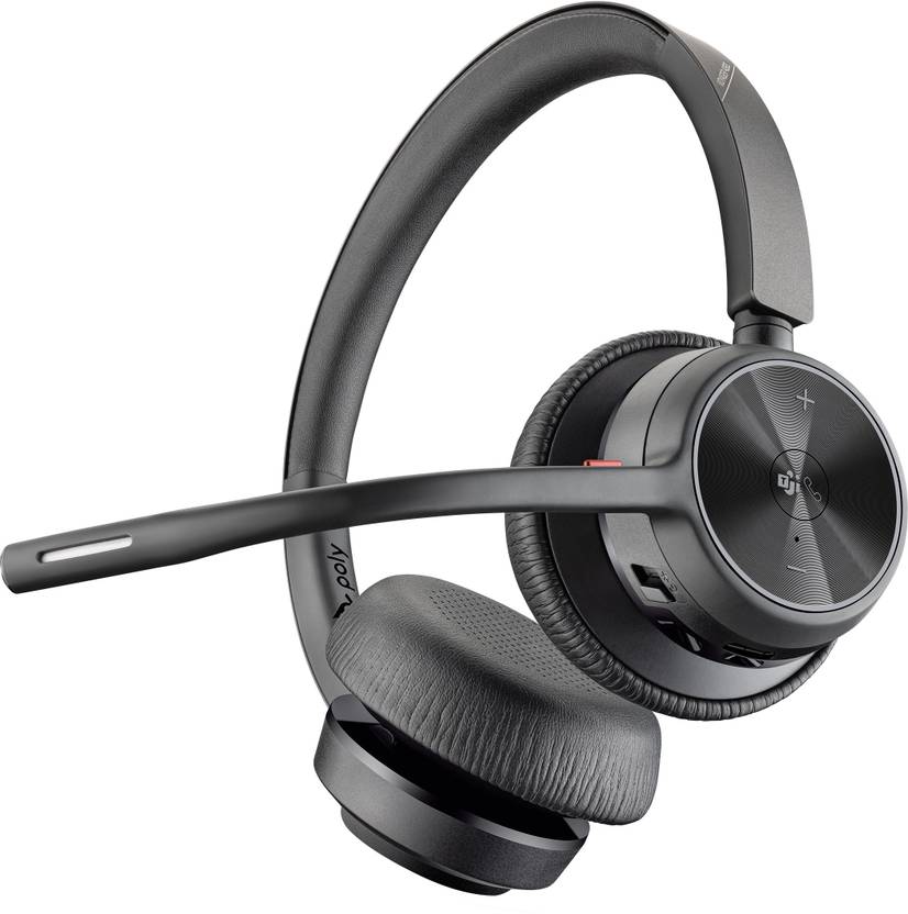 poly by Plantronics Voyager 4320 UC Bluetooth Wireless Over Ear ...