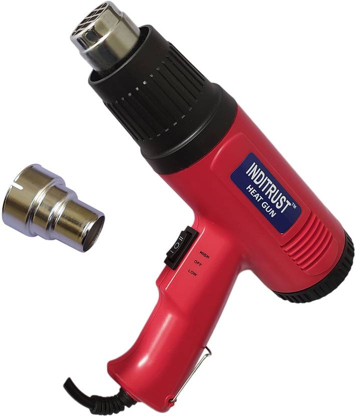 Inditrust Red Air Heat Gun with High and Low Temperature 2000 W Heat ...