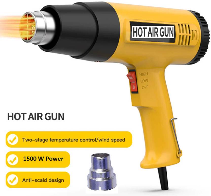 BALRAMA 1500w Dual Temperature Hot Air Hot Air Blower Heat Gun Machine ...
