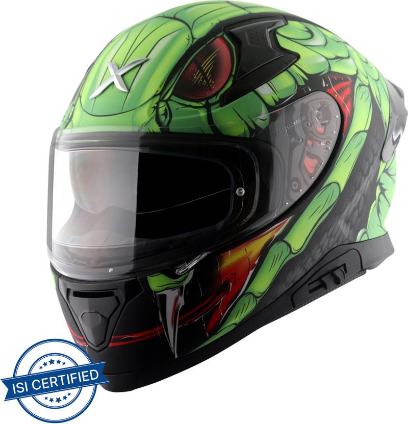 Axor Apex Venomous Dual Visor Motorbike Helmet - Buy Axor Apex Venomous ...