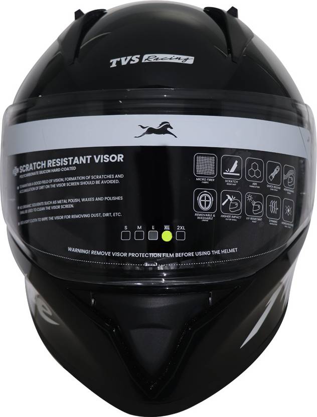 TVS Racing Apache themed Full face Helmet Motorbike Helmet - Buy TVS ...