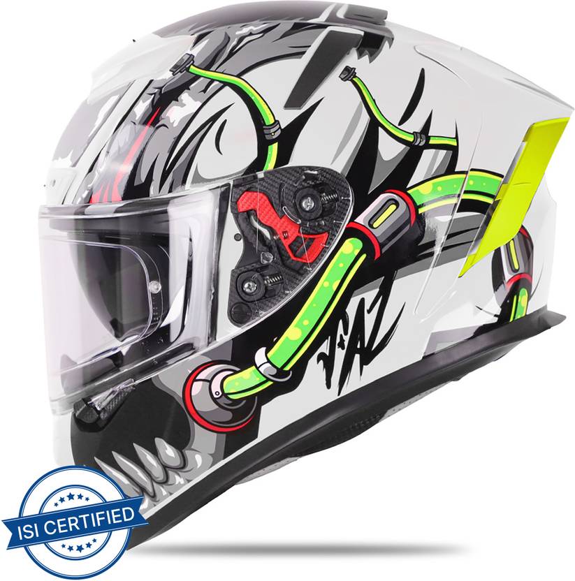 IGNYTE IGN-4 Trever ISI/DOT Certified Full Face Helmet Motorbike Helmet ...