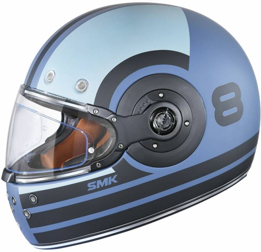 SMK Retro Ranko Graphics MA-626 Motorbike Helmet - Buy SMK Retro Ranko ...