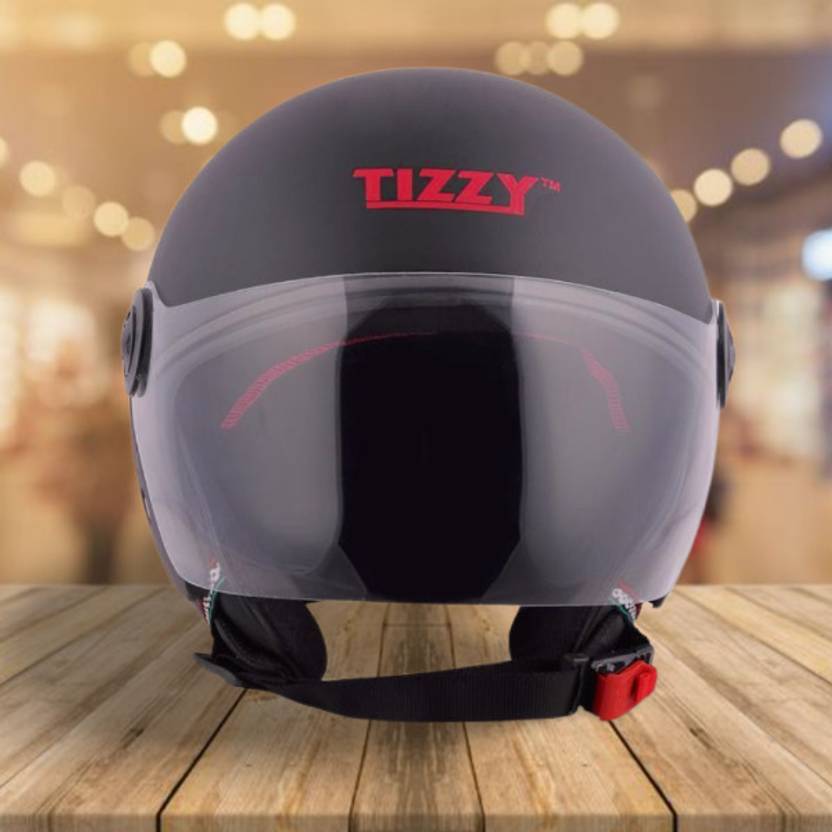 TIZZY Half Face ISI Marked High Material for Men & Women & Boy & Girl Scooty Motorbike Helmet ...