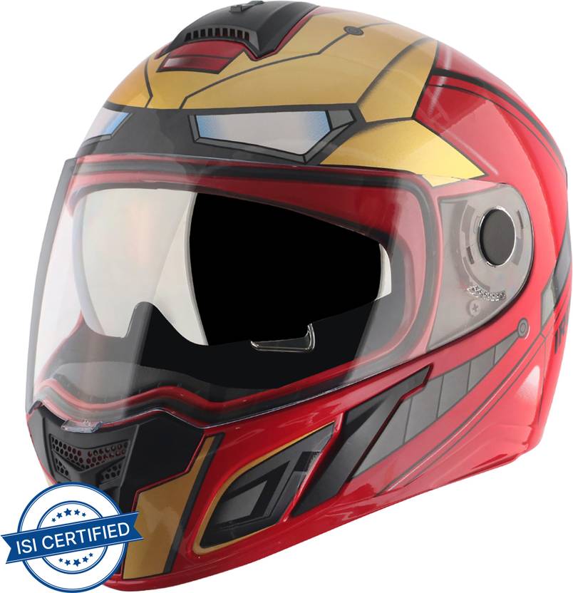 VEGA Ryker Marvel Iron Man Edition Motorbike Helmet - Buy VEGA Ryker ...