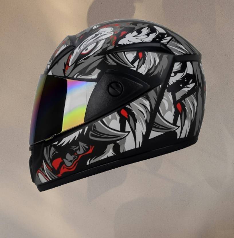 urban carrier ABS Material Full Face Rainbow Visor, UV Scratch ...